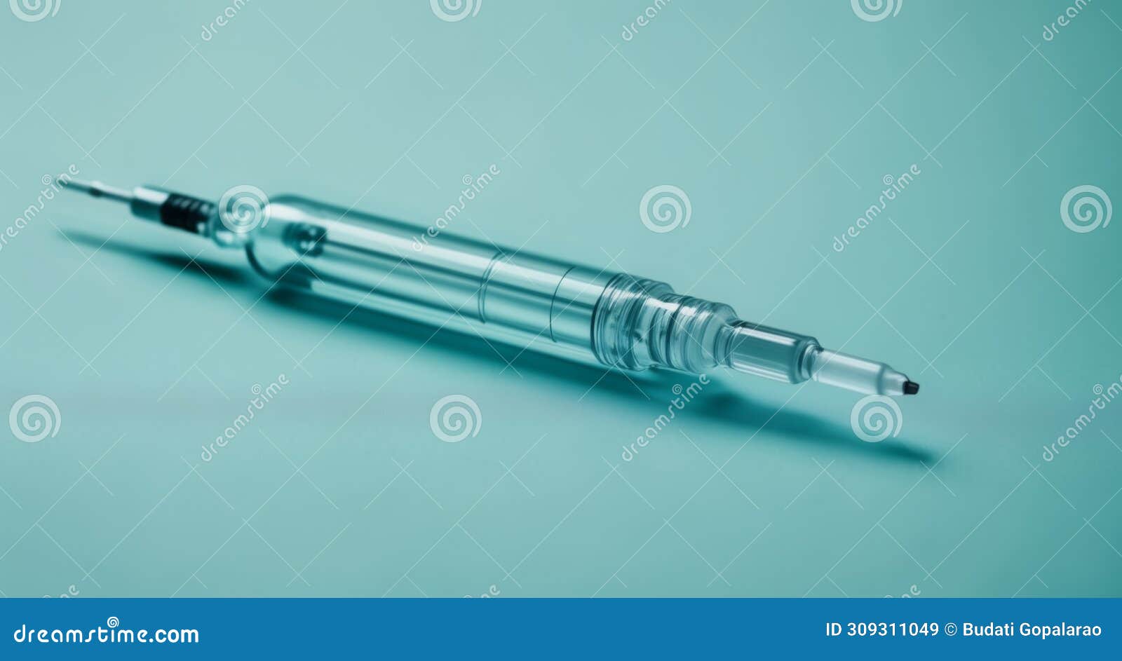 Precision Injection - a Single Dose of Hope Stock Illustration ...