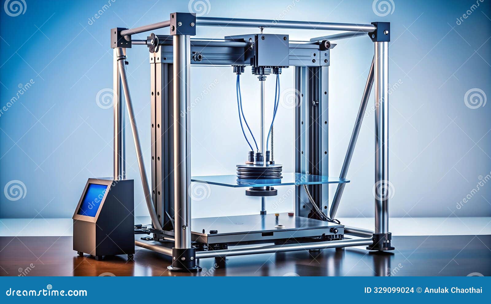 FDM-3D-printer With Delta Kinematic Layout Makes A Flange Part With ...