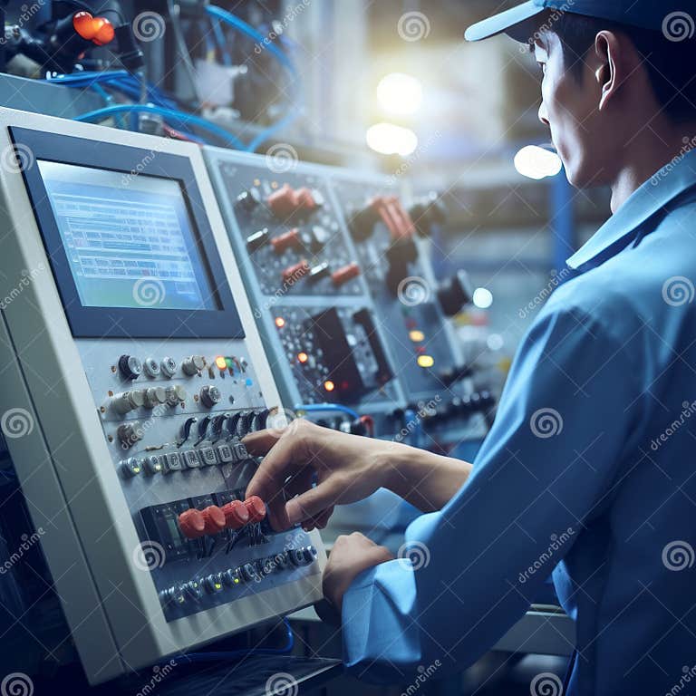 Precision Interaction Hand Operating Cnc Machine Control Panel For