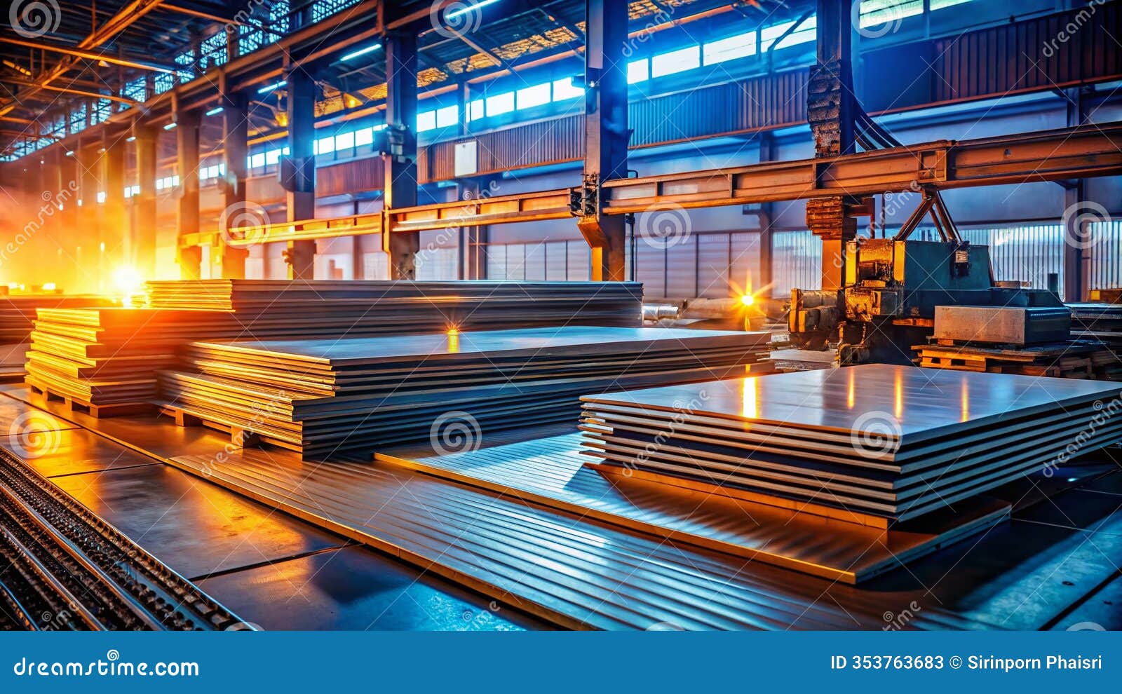 Precision Laser Cutting of Steel Sheets Manufacturing Process for Metal ...