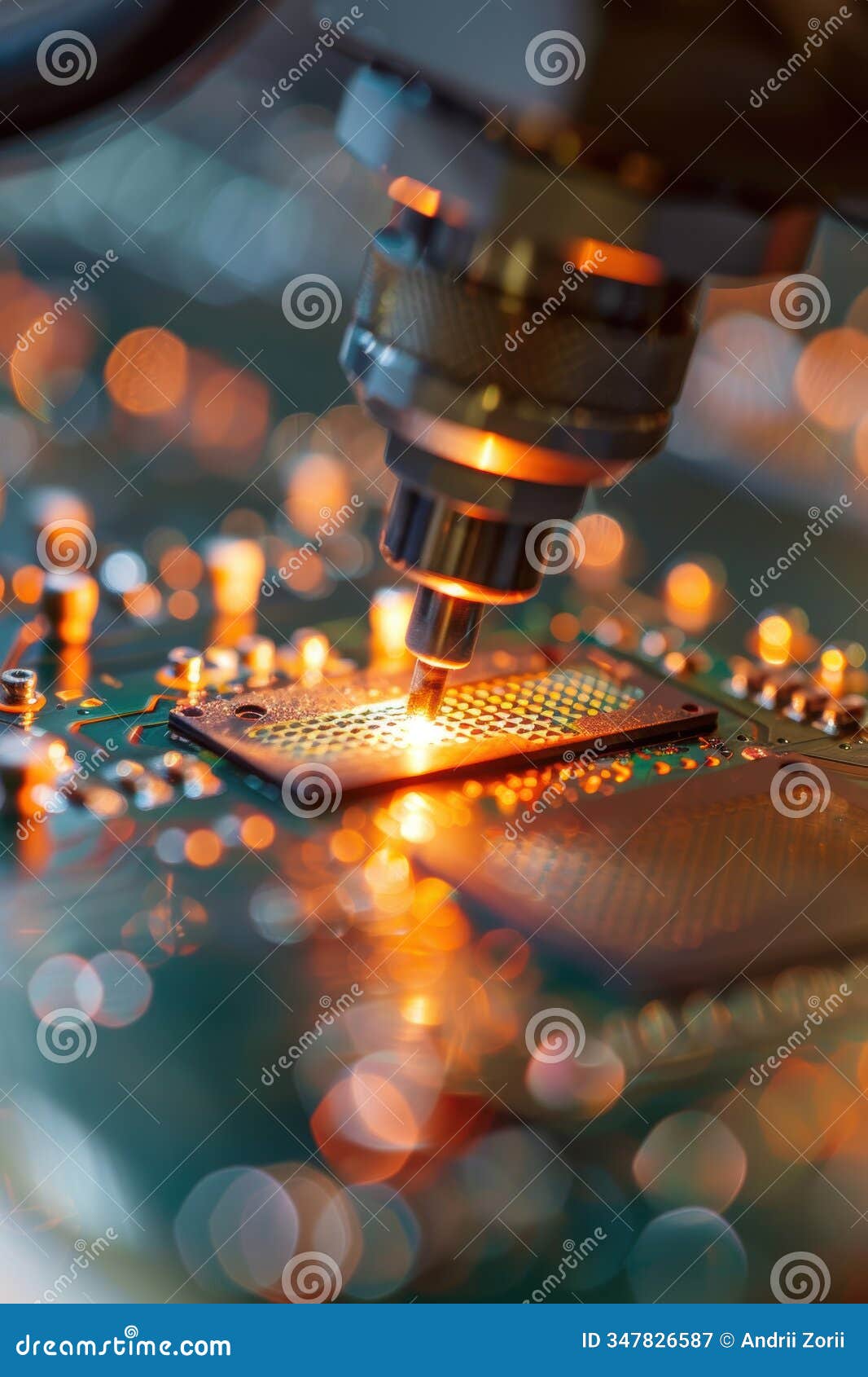 Precision Laser Welding on Microchip Circuit for Advanced Electronic ...