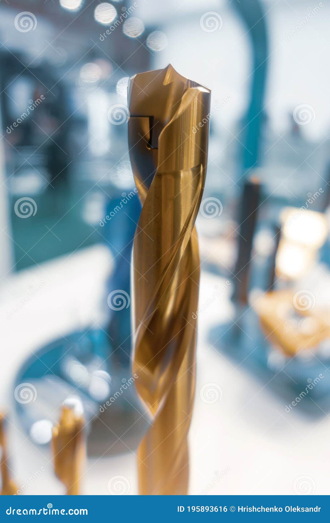 Precision Machining Bits without Pilot Hole Stock Photo - Image of ...