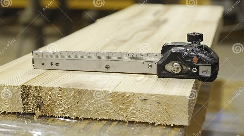 Precision Measurement Carpenter Using Digital Caliper in Workshop ...