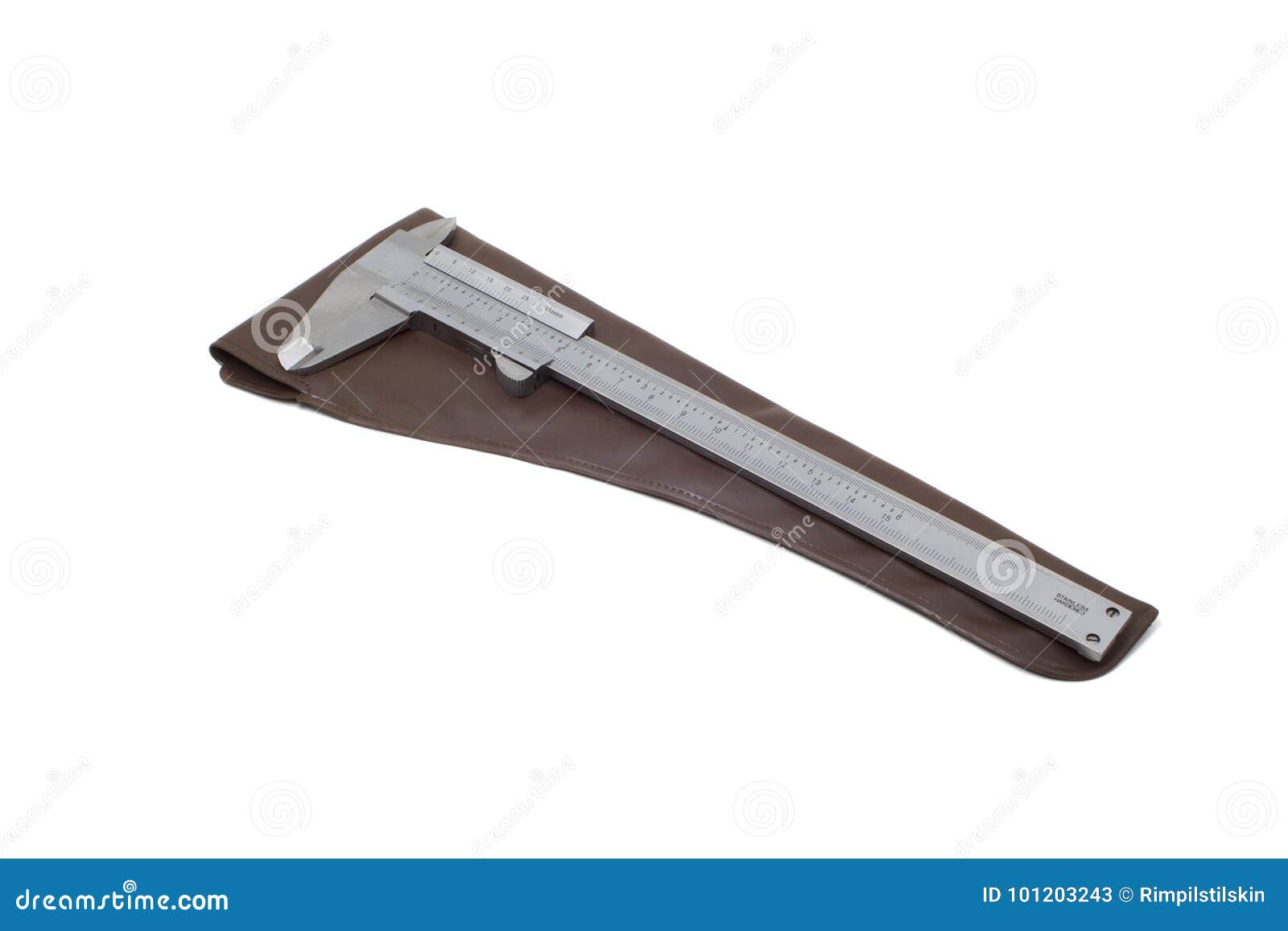 Precision Measuring Vernier Caliper Stock Image - Image of measure ...