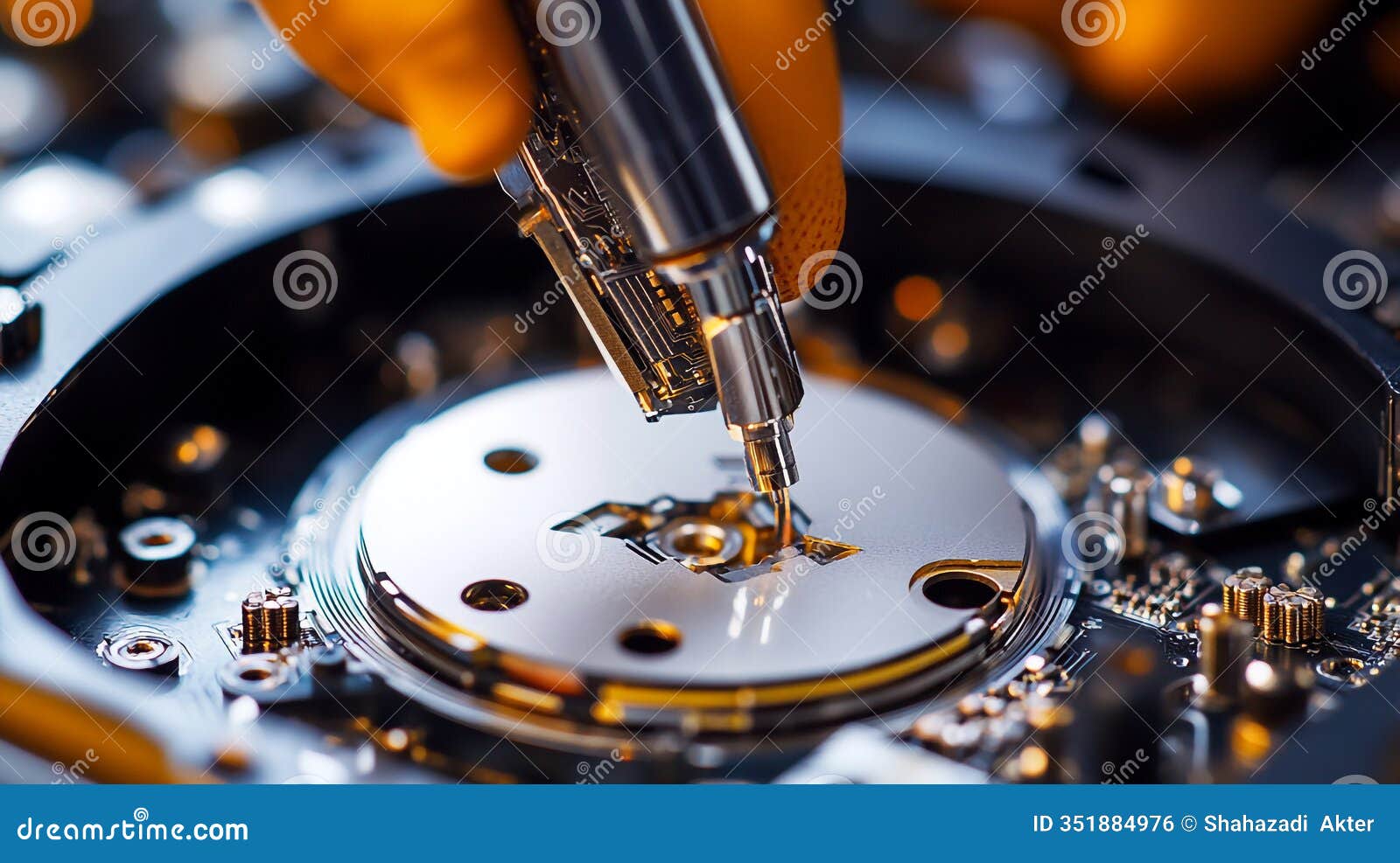 Precision Mechanics in Action within a High-tech Assembly Lab ...