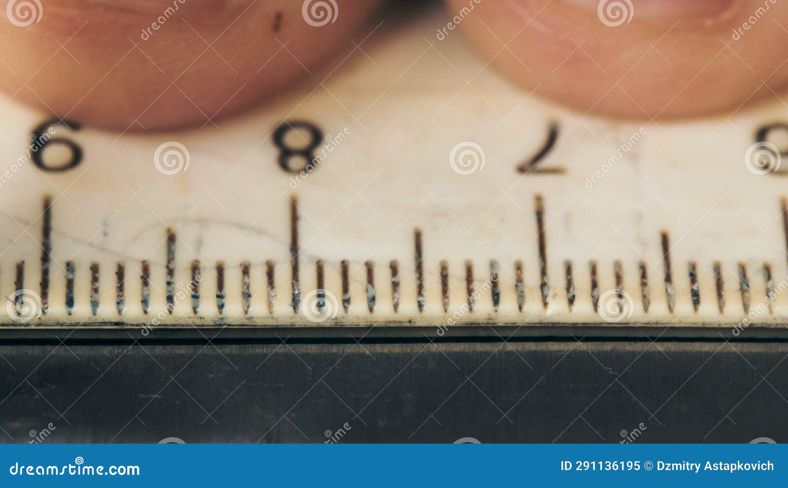 Precision Metal Marking and Measurement with Hands and Ruler Stock ...