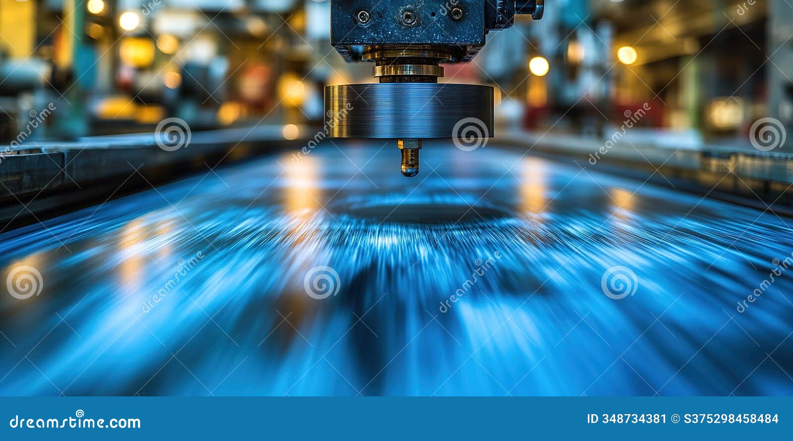 Precision Milling Process with Advanced Machinery in a Modern ...