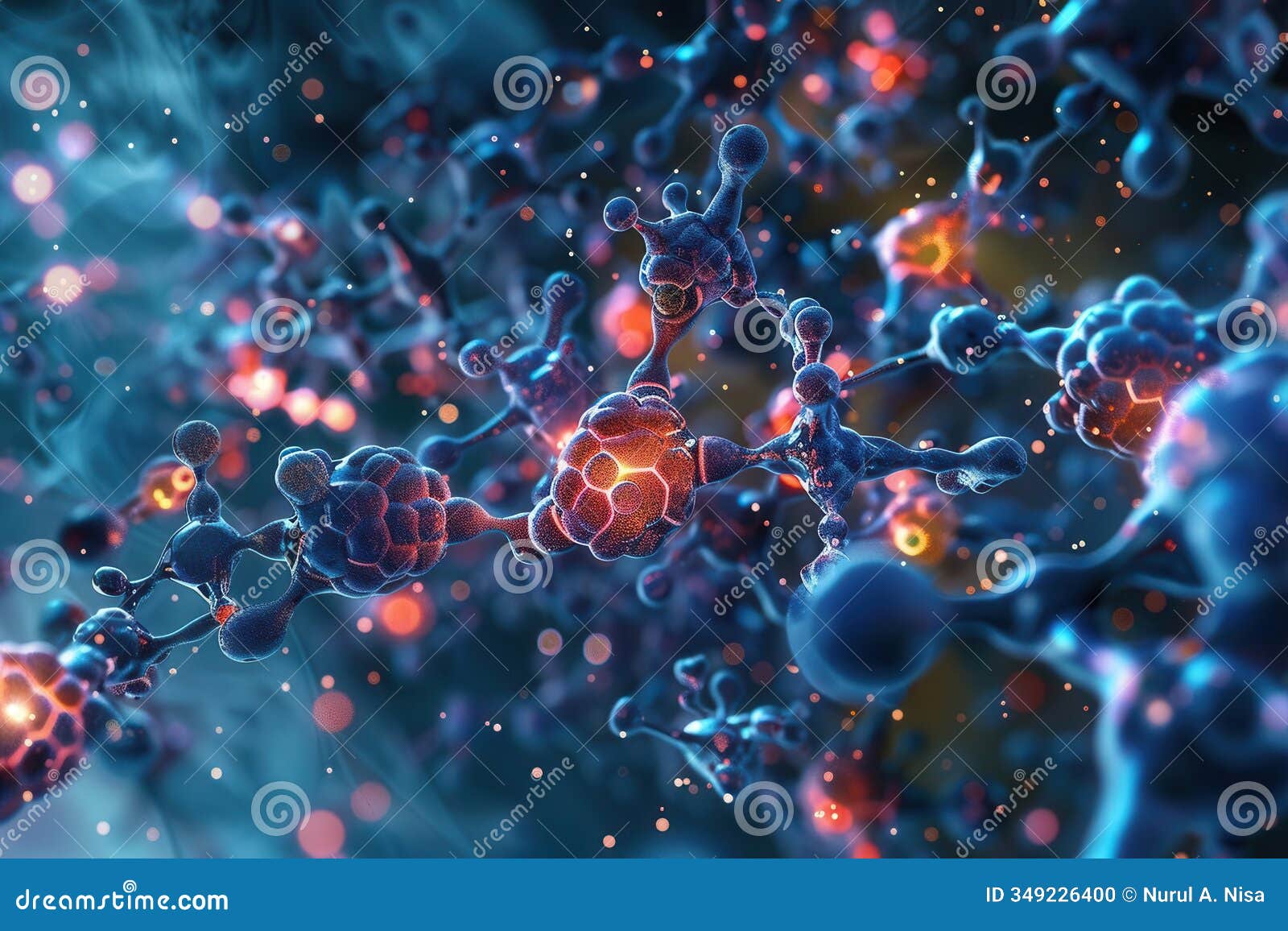 Precision at the Molecular Level. Nanotechnology Manipulation Stock ...