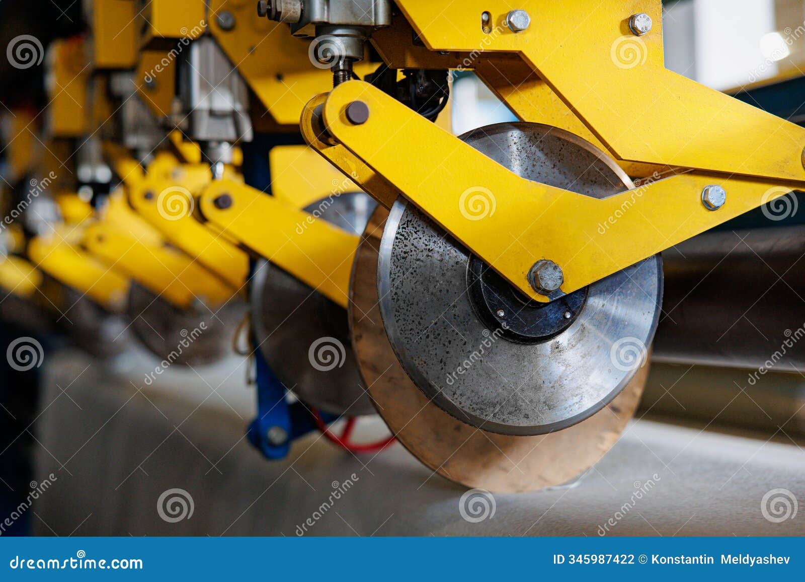 CNC Industrial Cutting Tool On Automated Lathe Changer Carousel Stock ...