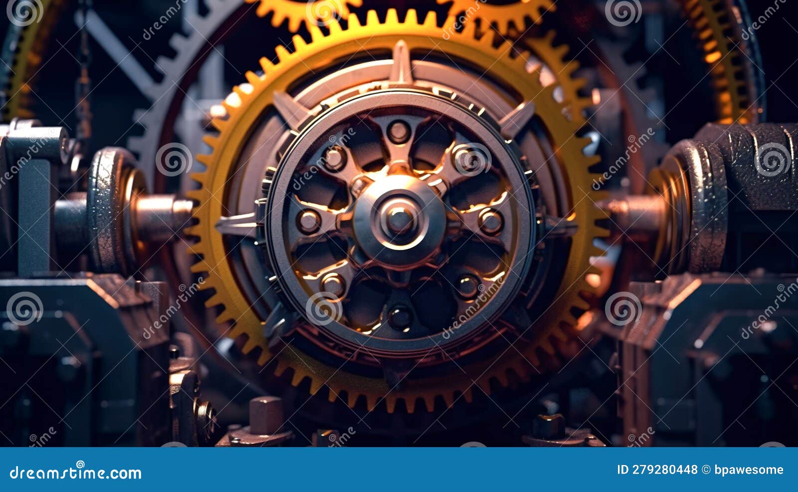 Precision in Motion, the Intricate Gears Mechanism of a Complicated ...