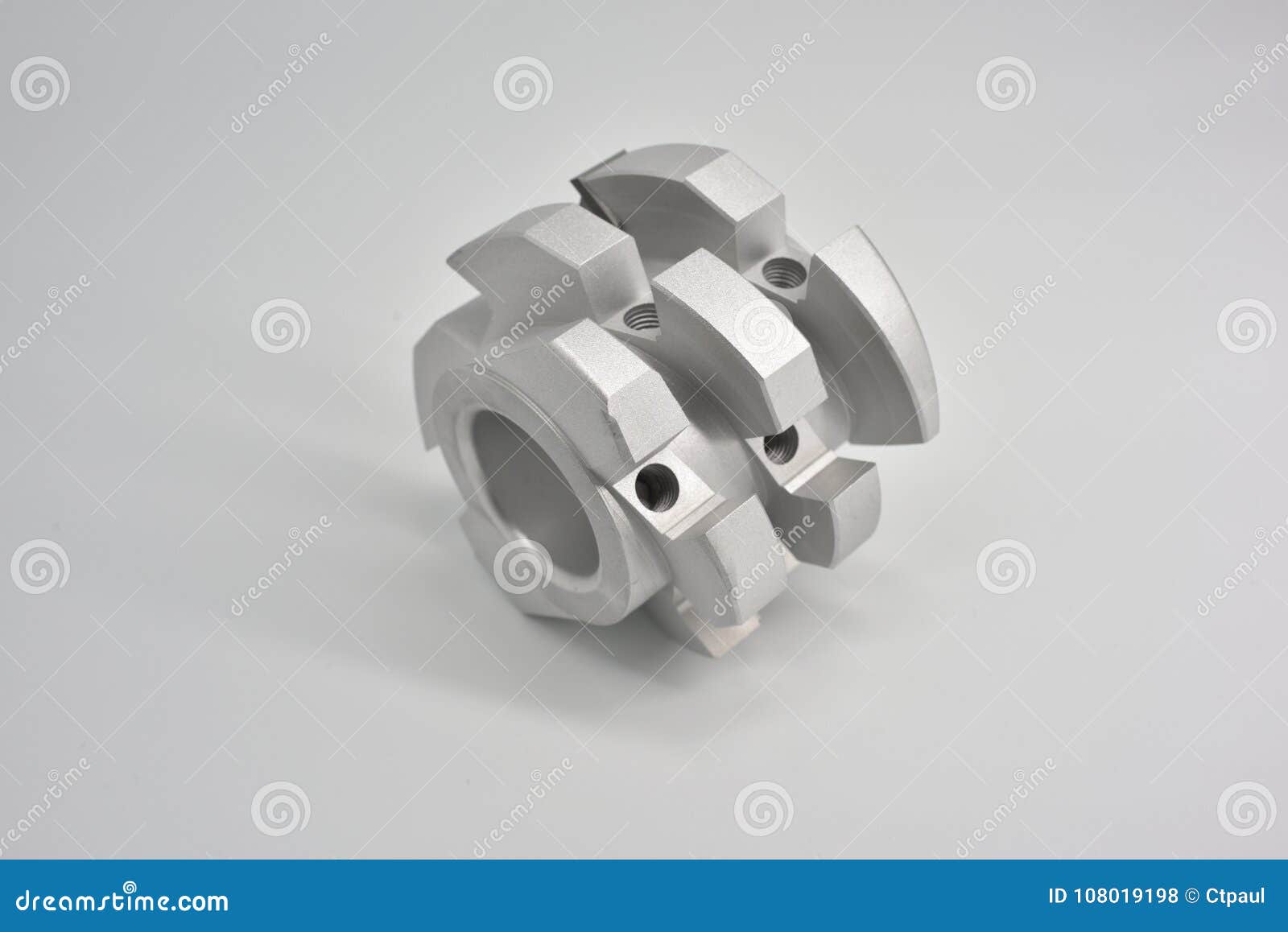 CNC Precision part stock photo. Image of design, metal - 108019198