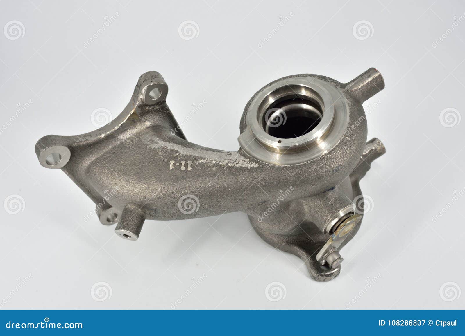 CNC Precision part stock image. Image of close, metal - 108288807