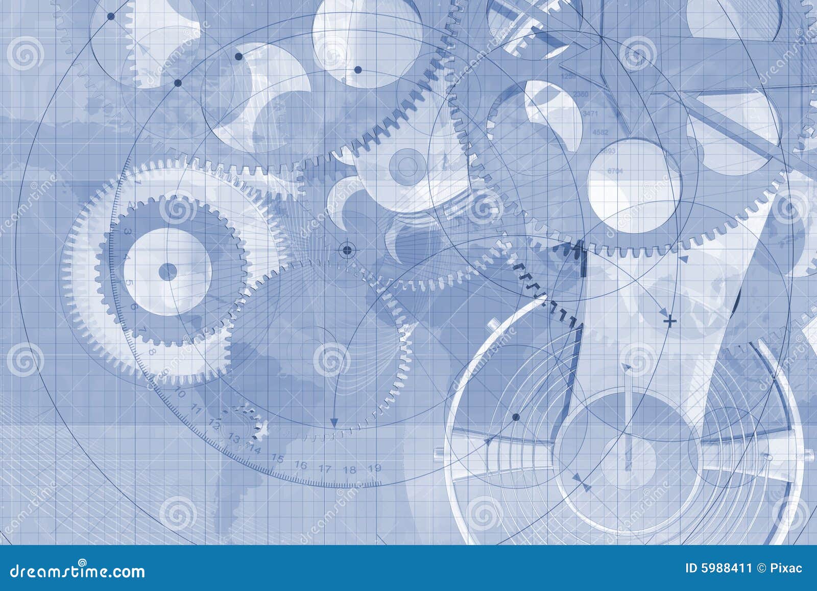 Precision parts background stock illustration. Illustration of metal ...