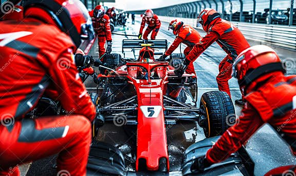 Precision Pit Crew Synchronized Efficiency for Lightning-Fast Pit Stops ...