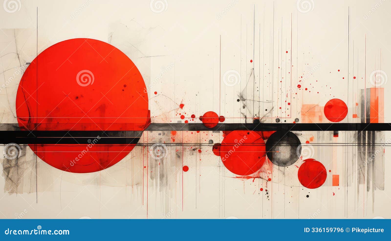 Precision red circle line stock illustration. Illustration of shapes ...