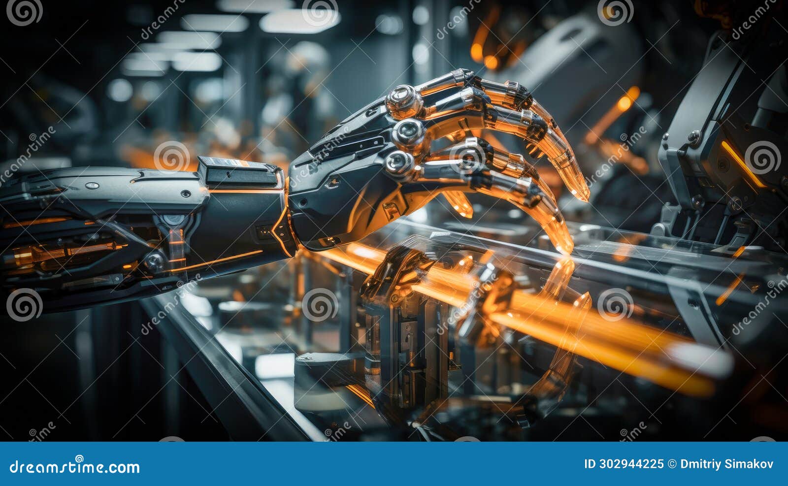 Precision Robotics: Dynamic Close-up Revealing Intricate Technical ...