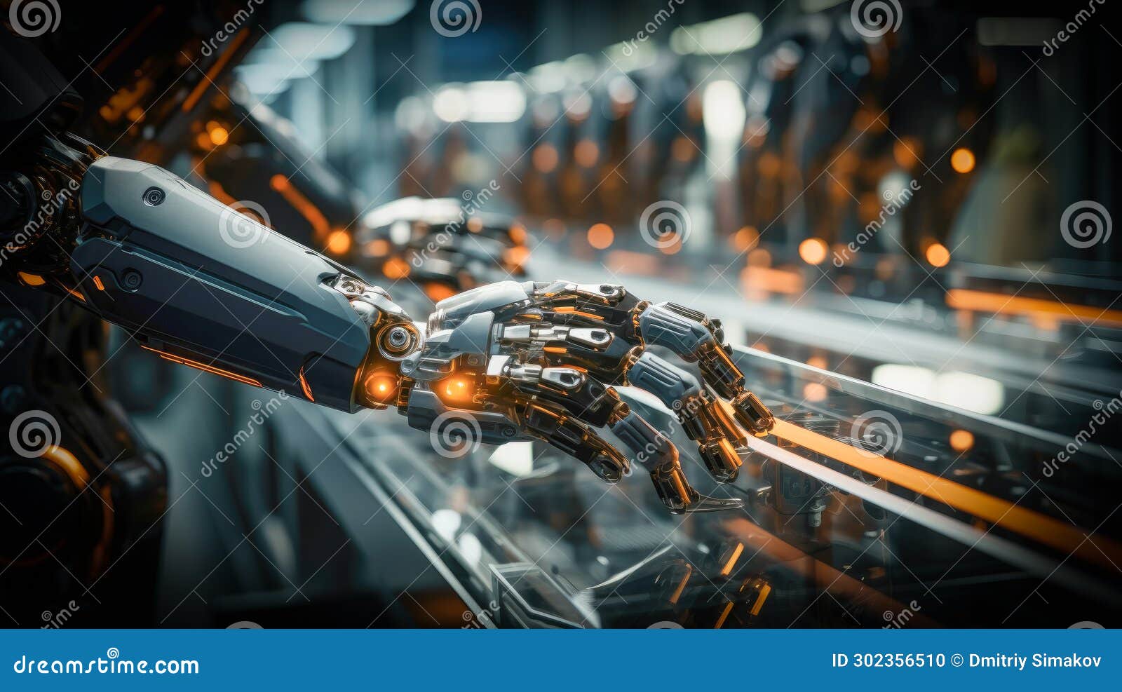 Precision Robotics: Dynamic Close-up Revealing Intricate Technical ...