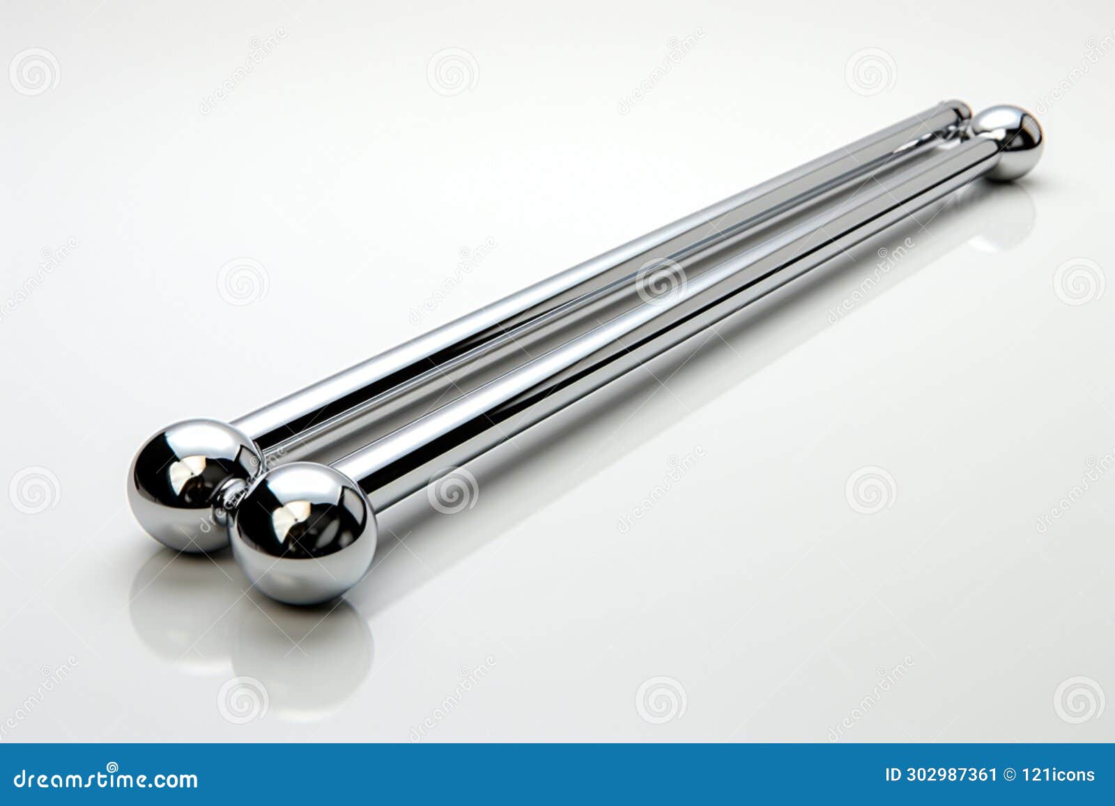Precision Rods on White Background Stock Illustration - Illustration of ...