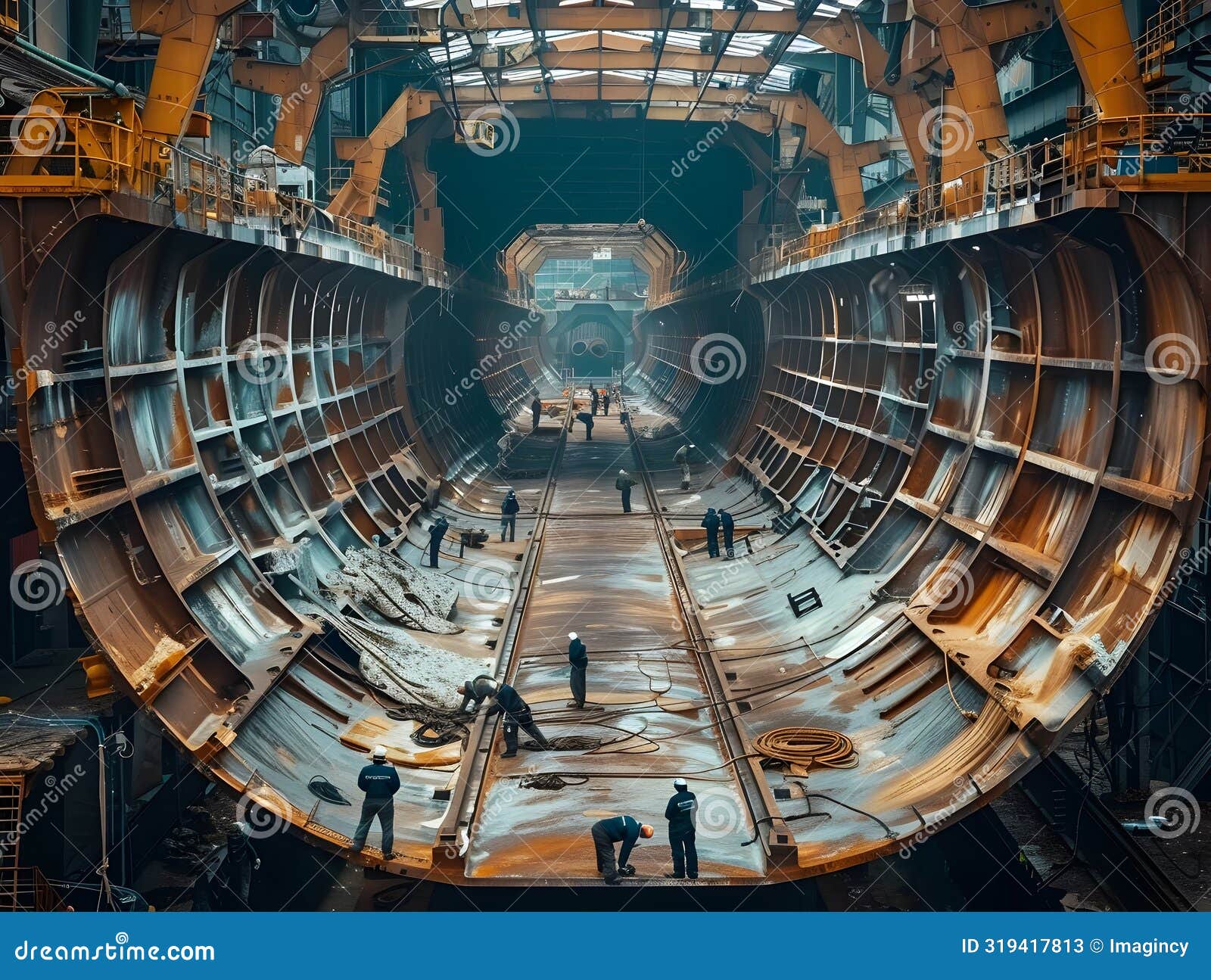 Precision Shipbuilding Complex Components Assembled with Teamwork in ...