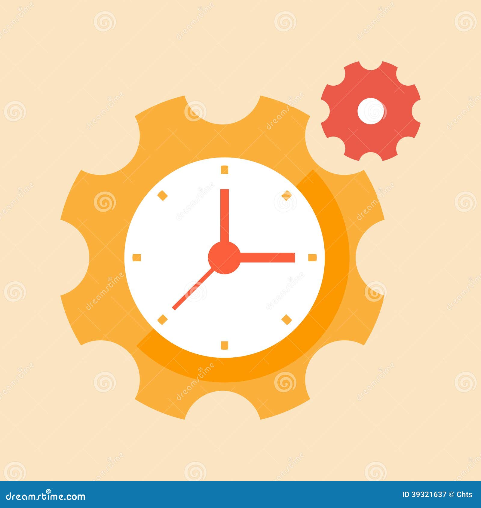 Precision Of Time: The Intricacy Of Clockwork. Concept Clock Mechanisms ...