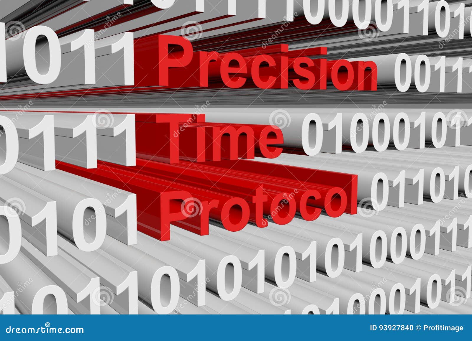 Precision Time Protocol stock illustration. Illustration of render ...