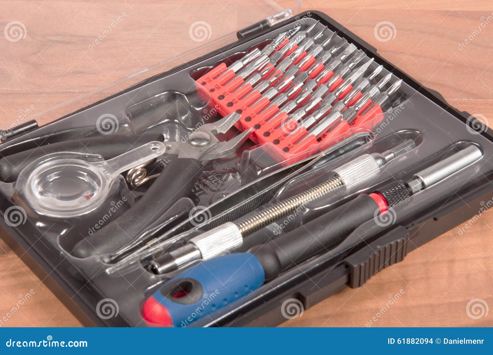 Precision Tool Kit stock photo. Image of metal, silver - 61882094