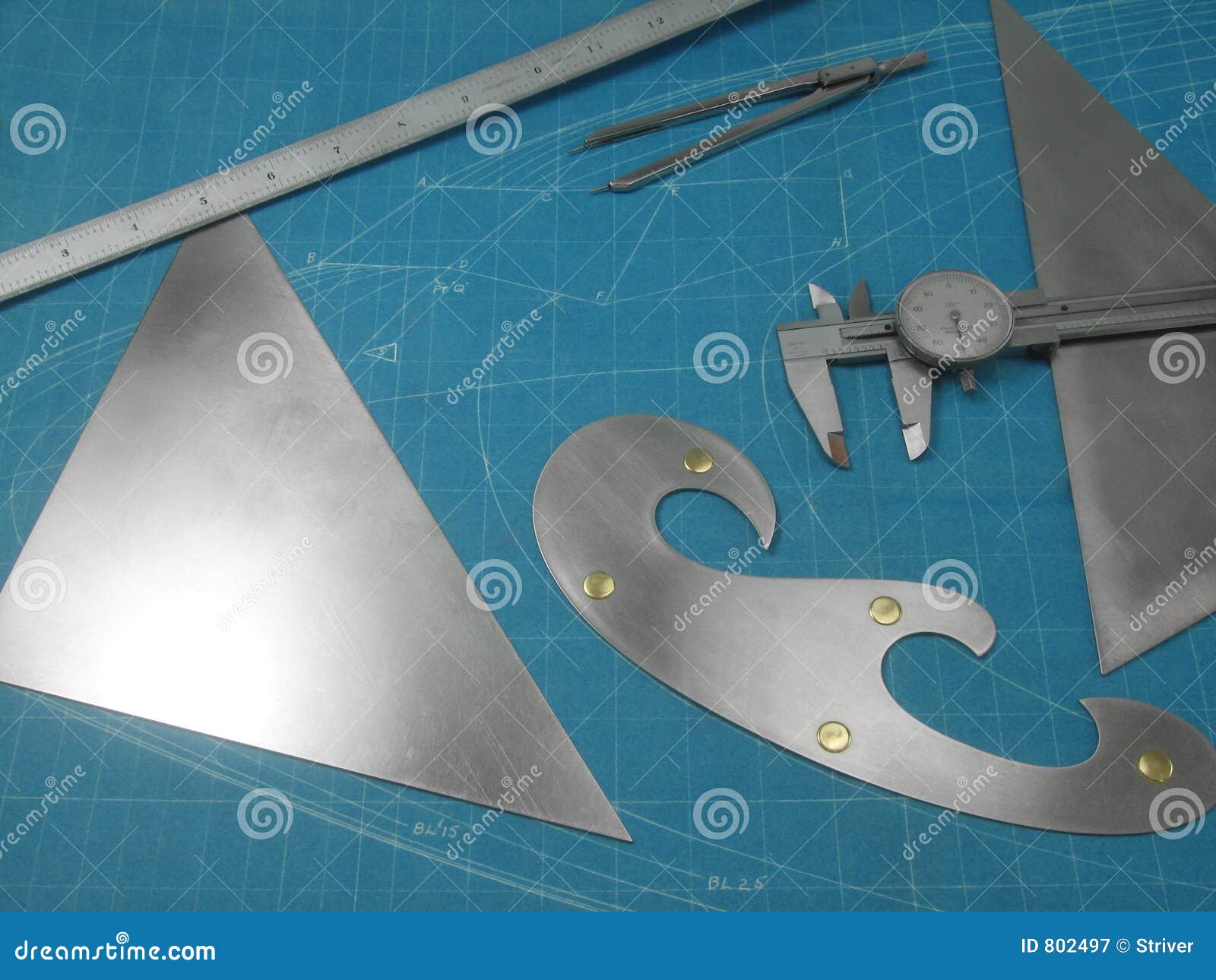 Precision tools stock image. Image of planning, airplane - 802497