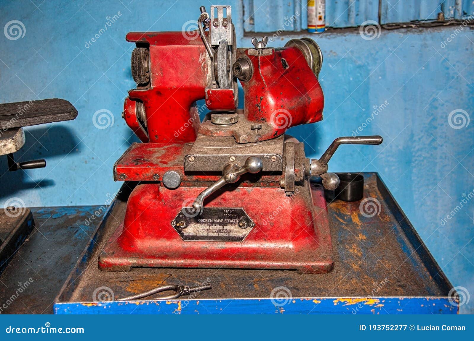 Precision valve refacer stock image. Image of refacing - 193752277