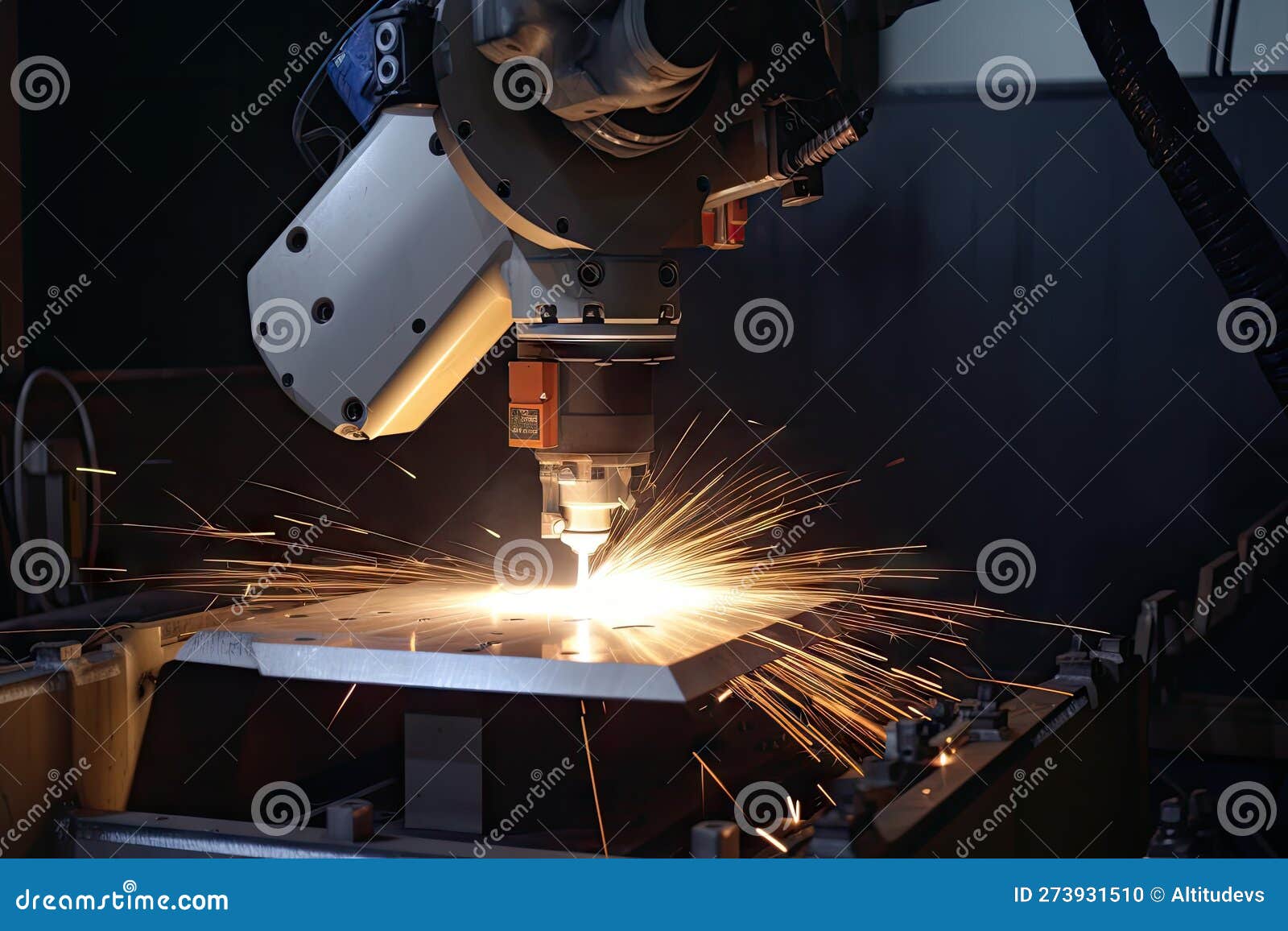 Precision Welding Robot Performing Complex Weld Joint on Turbine Blade ...