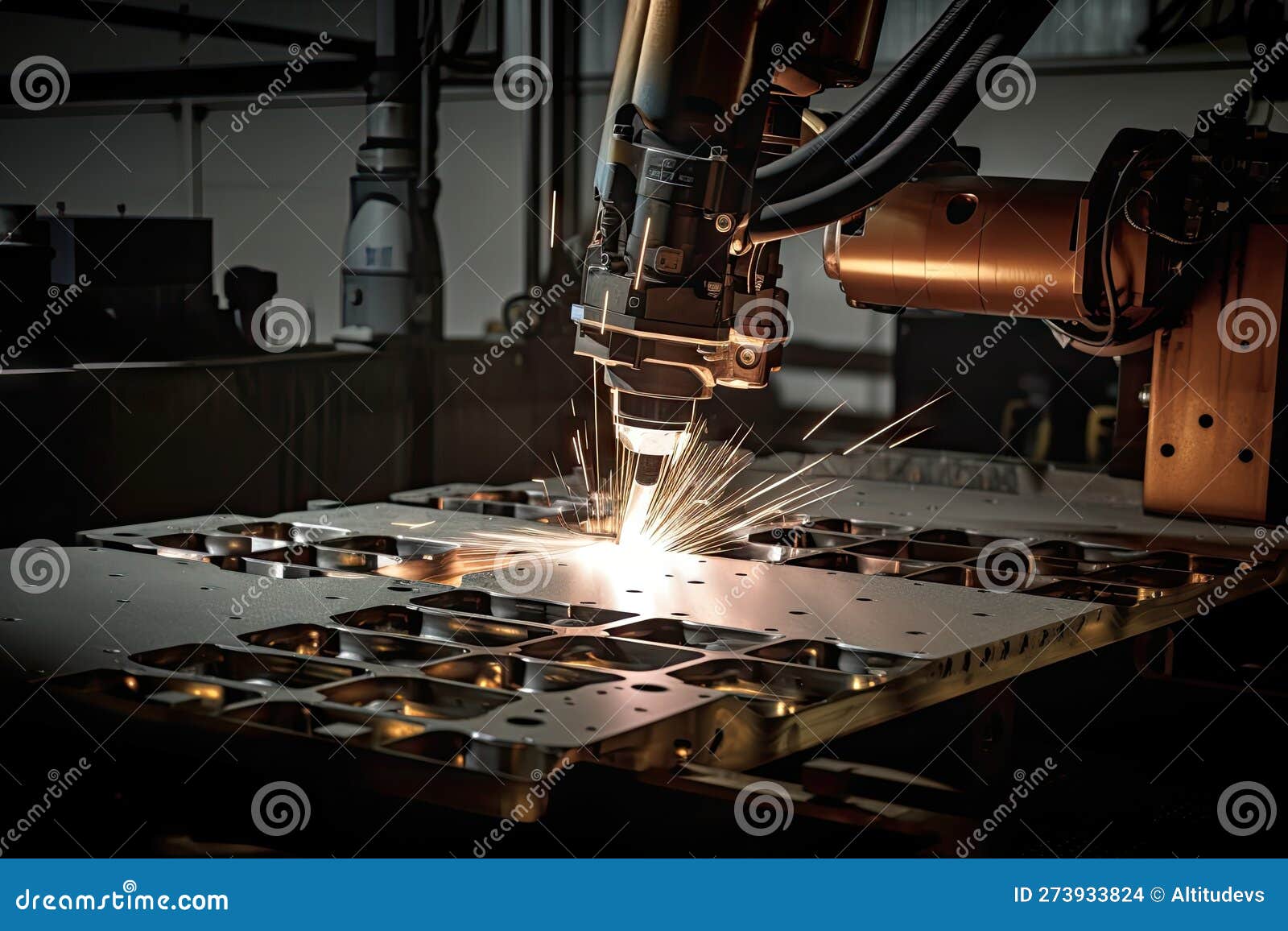 Precision Welding Robot Performing Delicate Weld on Intricate Metalwork ... Precision Welding Robot Performing Delicate Weld on Intricate Metalwork ...