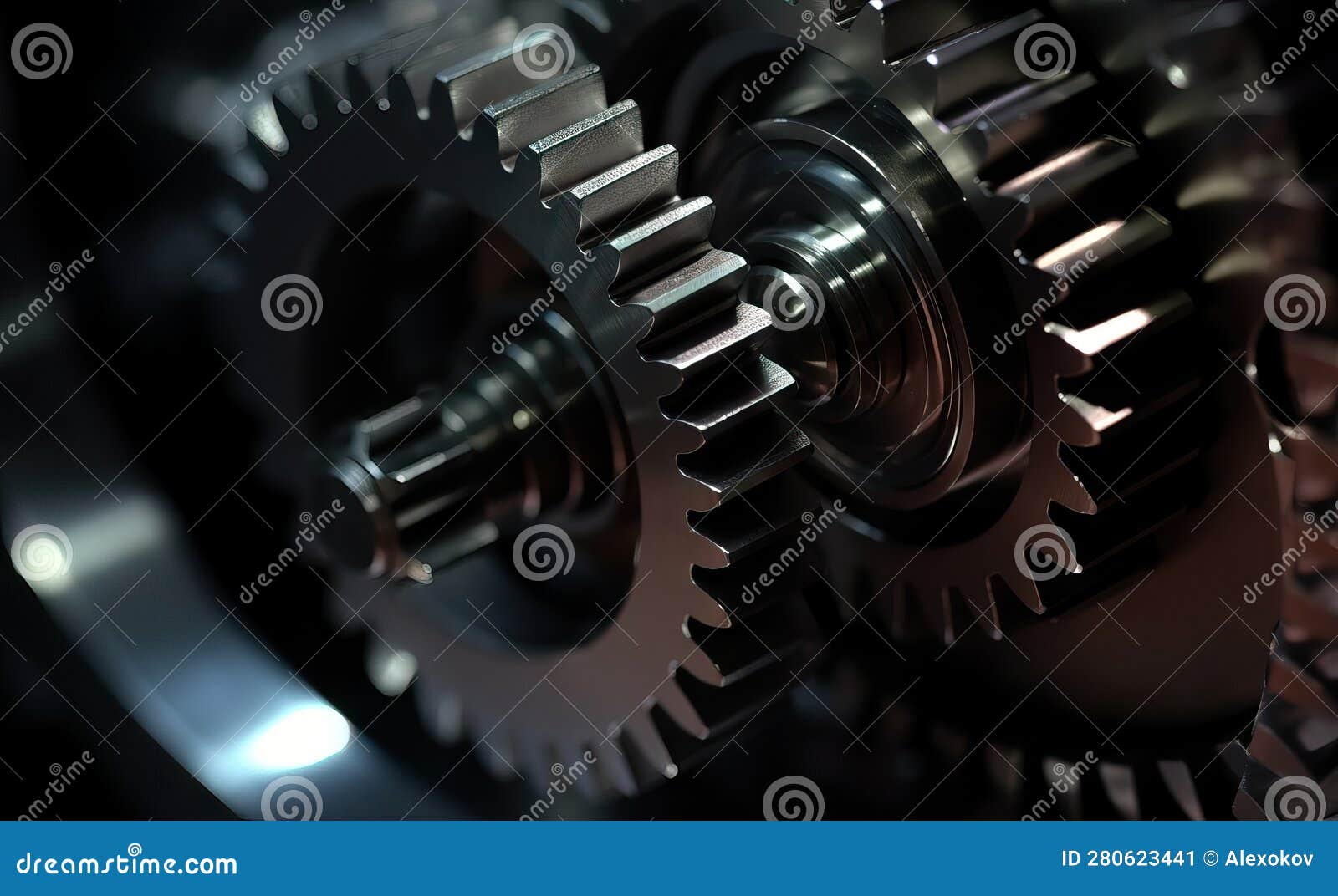 Precisionism-inspired Metal Gear in Code-based Creative . Stock ...