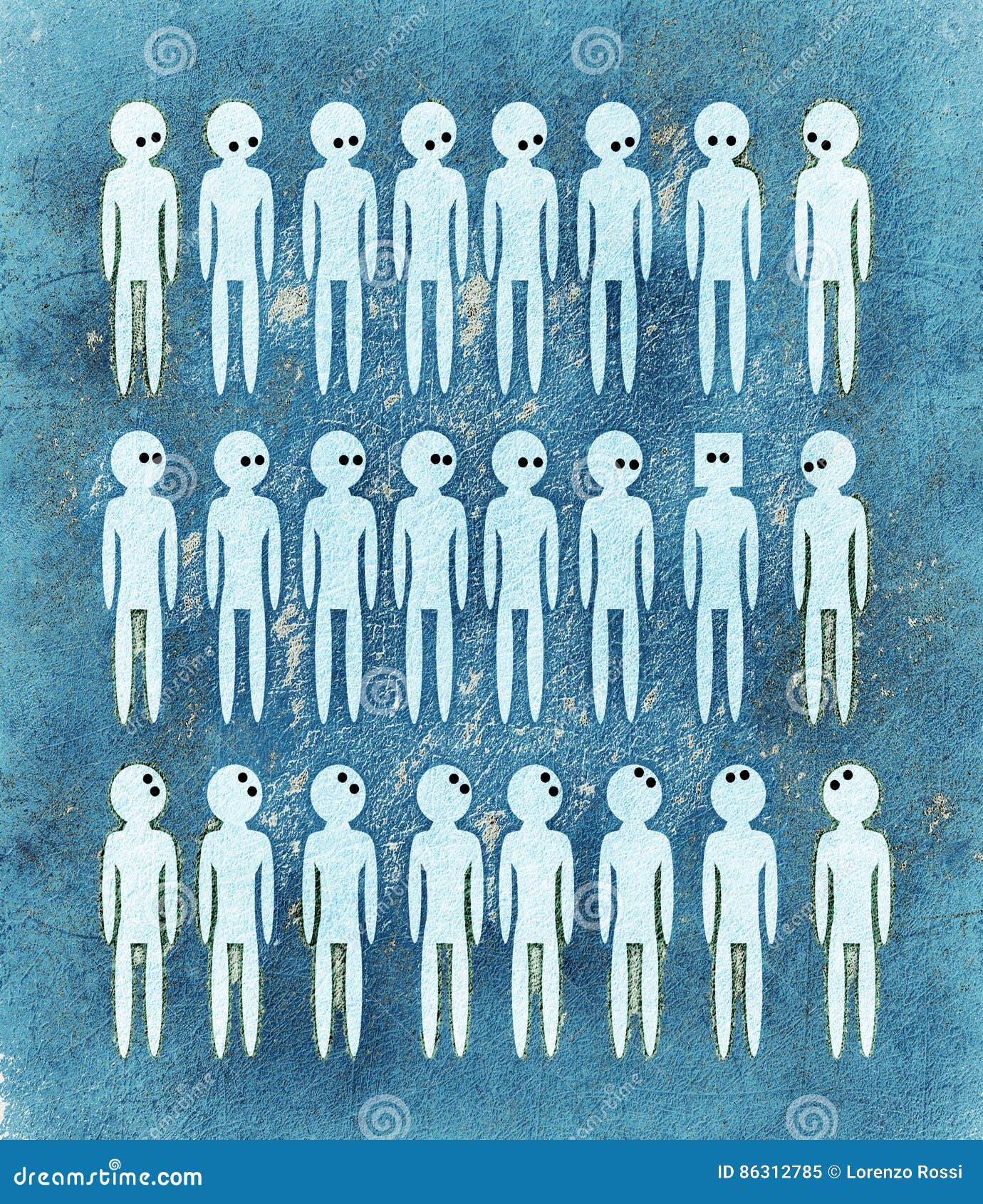 Preconception concep stock illustration. Illustration of curiosity ...