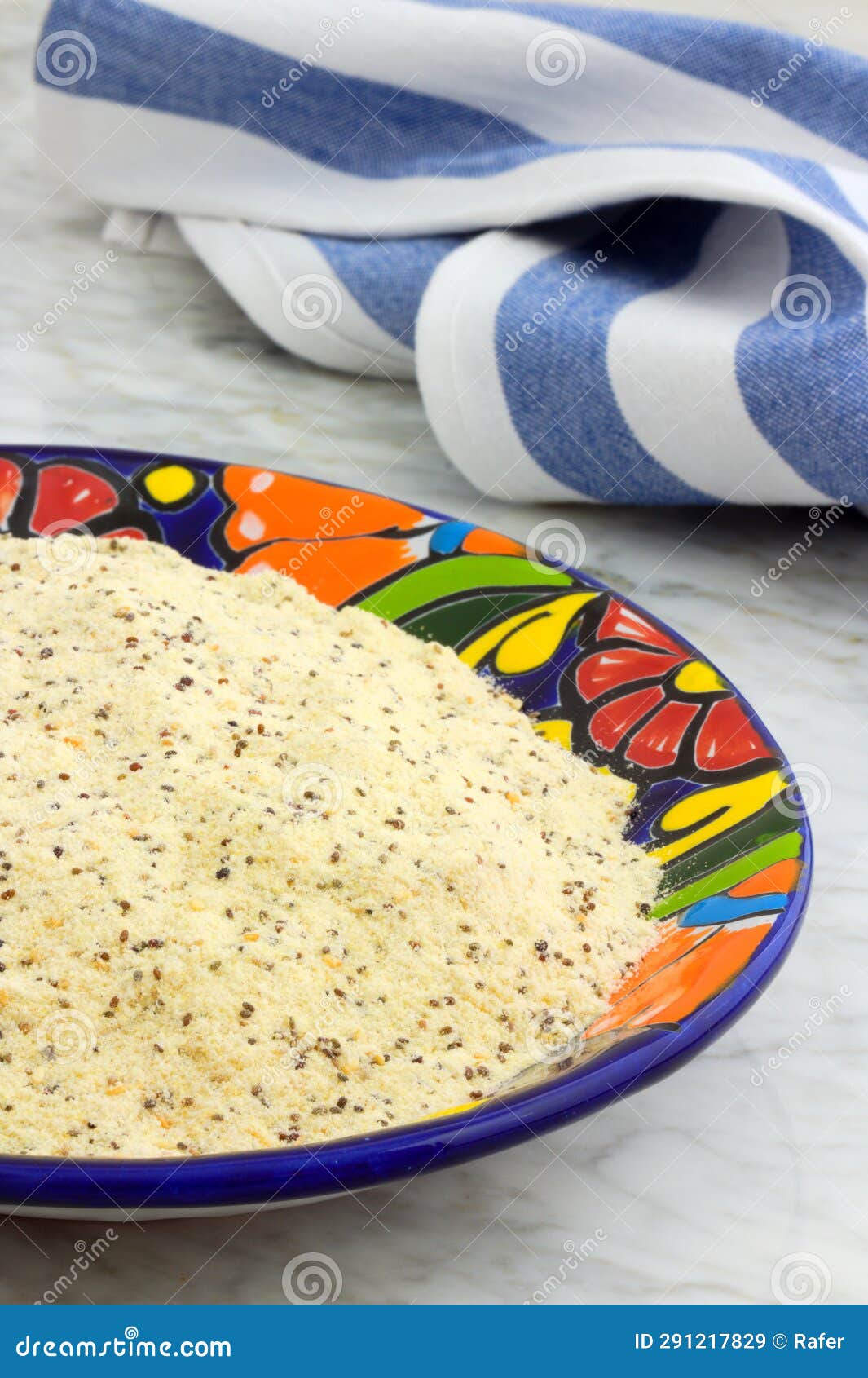 Precooked corn flour stock image. Image of dish, handmade - 291217829