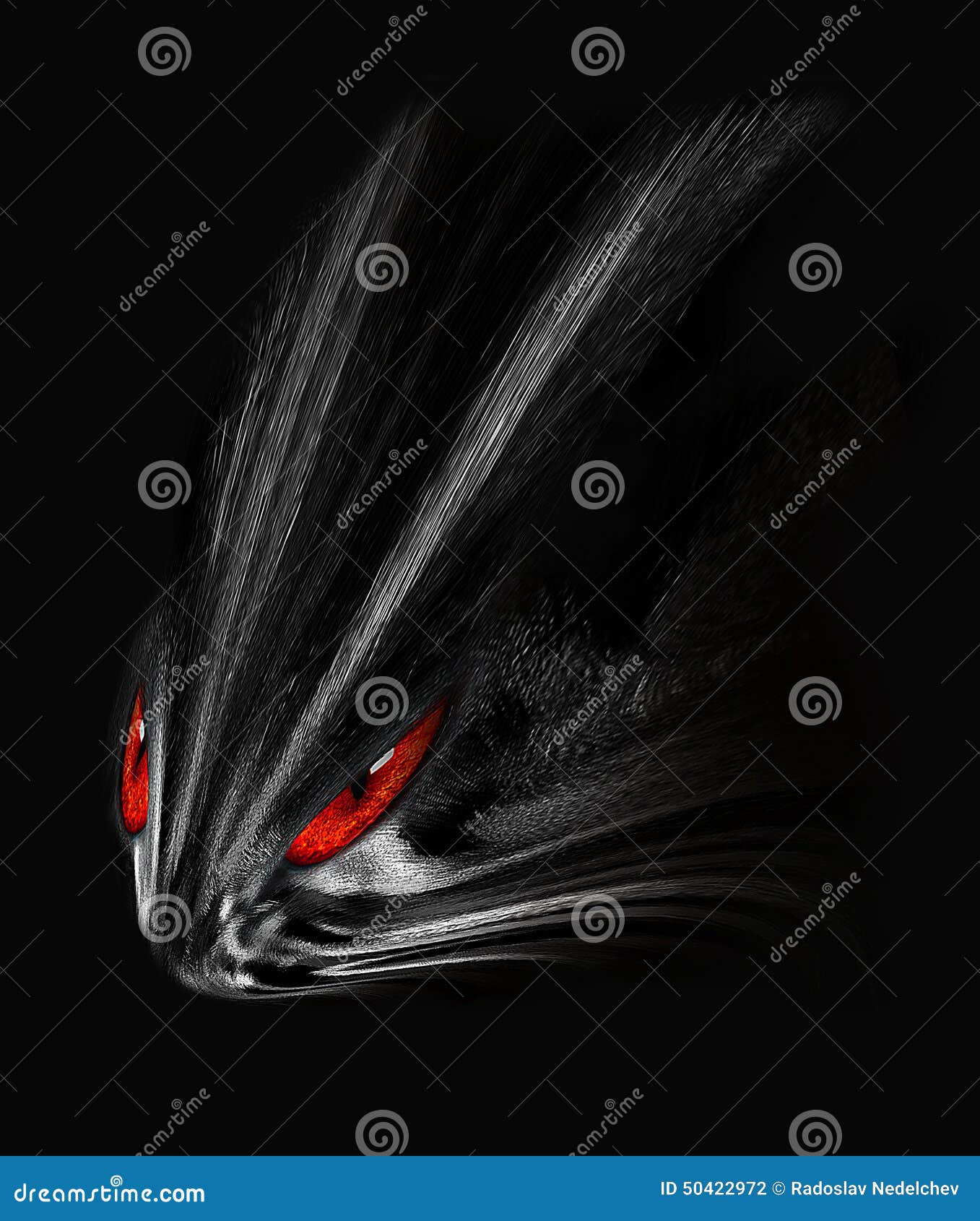 Predator Abstract Illustration Stock Illustration - Illustration of ...
