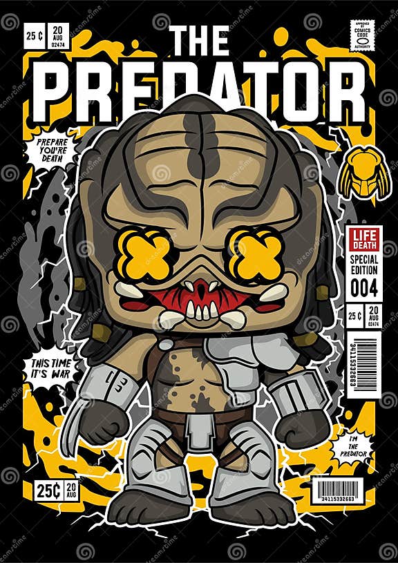 The predator stock illustration. Illustration of games - 324265501