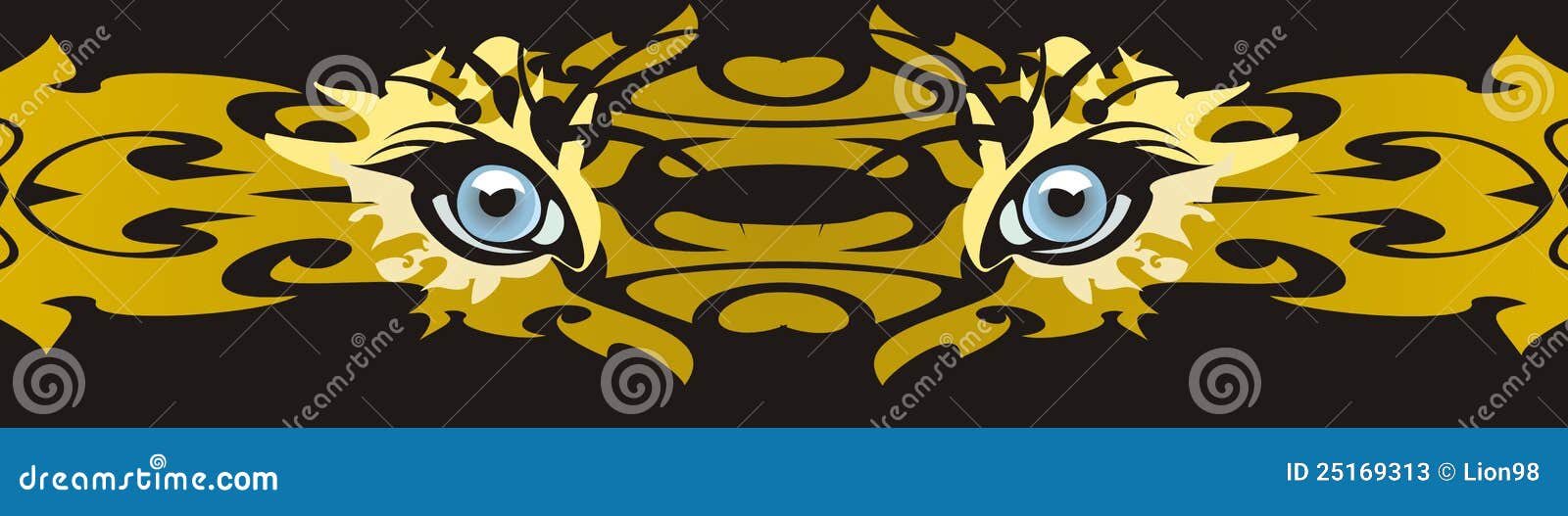 Predator eyes stock vector. Illustration of decal, closeup - 25169313