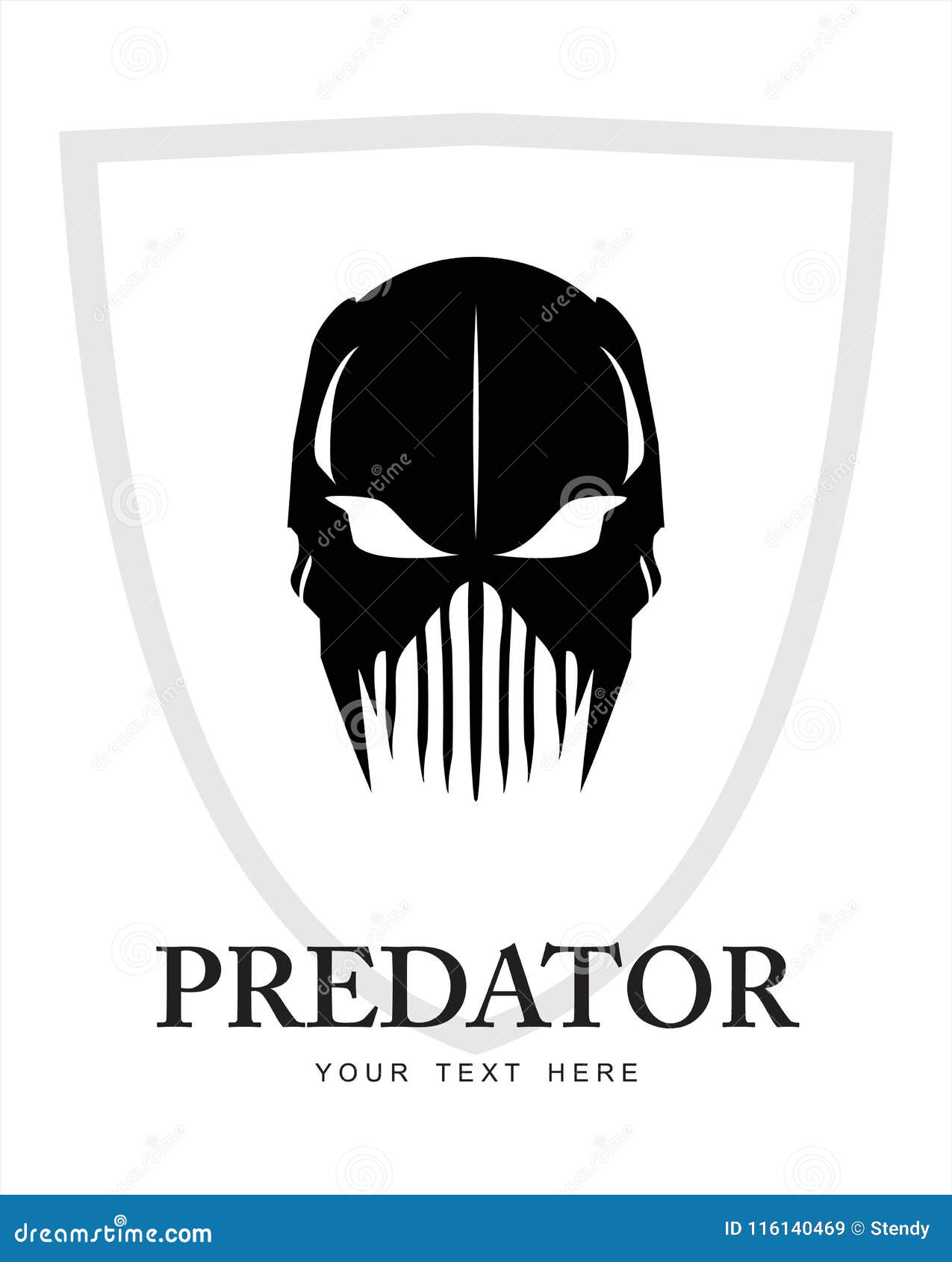 Predator, Ghost, Warrior, Warrior Ghost. Ghost Warrior Stock Vector ...