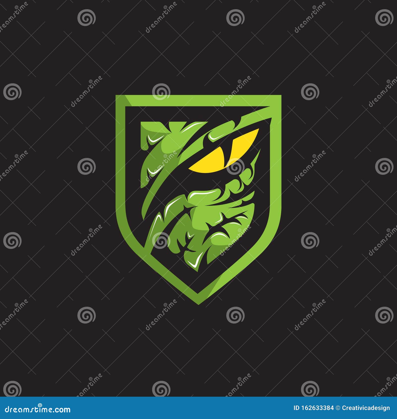 Predator or Raptor Eye Logo. Vector Stock Vector - Illustration of ...