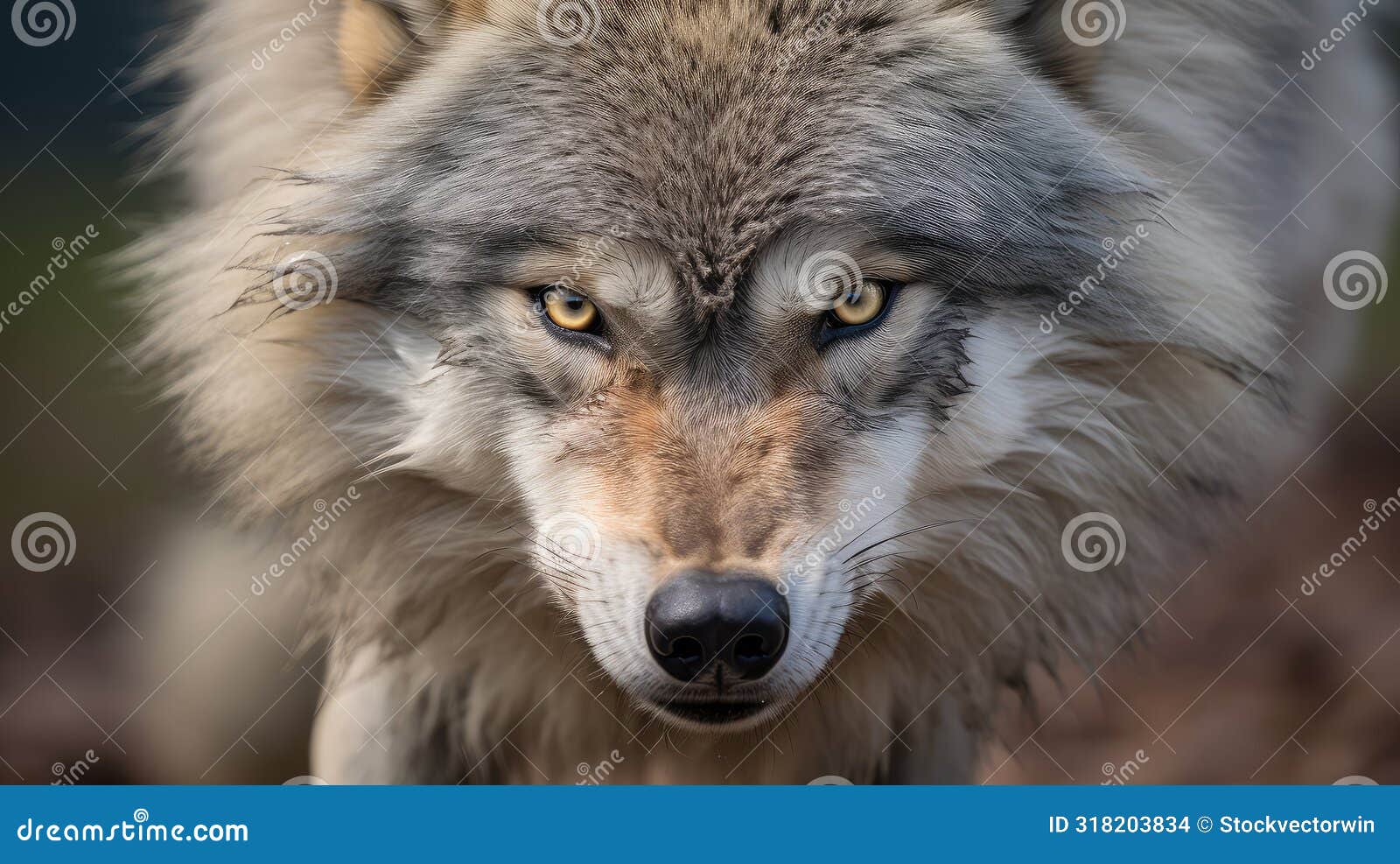 Predator silver wolf stock illustration. Illustration of wilderness ...