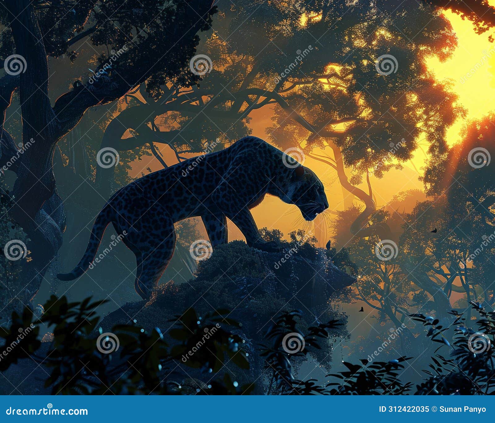 Predators Silent Prowl, Dynamic, Diagonal Angle, Dusk Light through ...