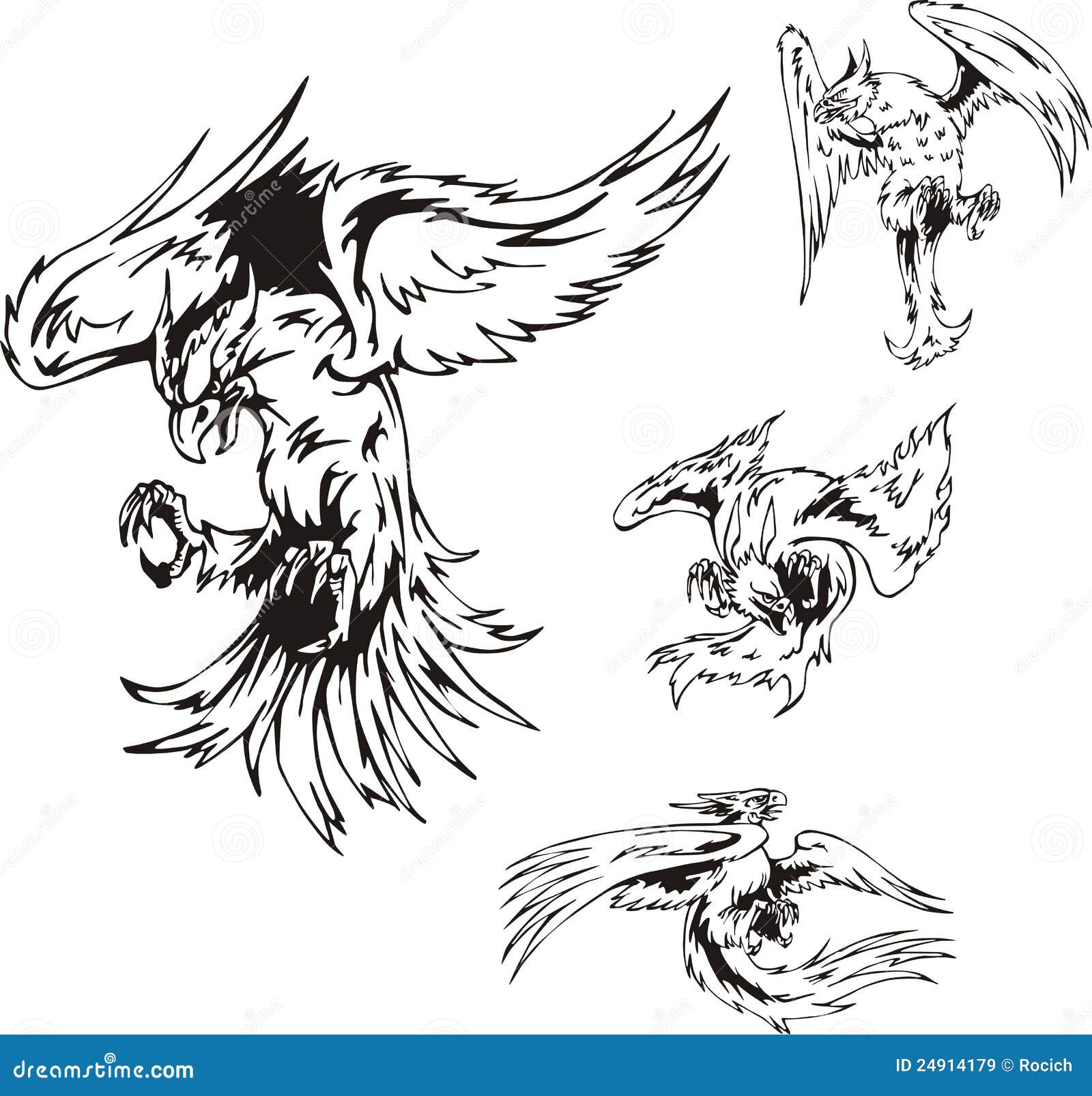 Bird Attack Drawing