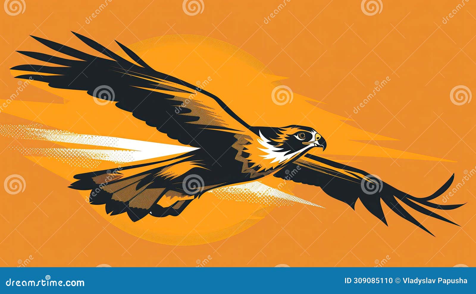 A Hawk Swooping In To Catch Its Prey Stock Photography | CartoonDealer ...