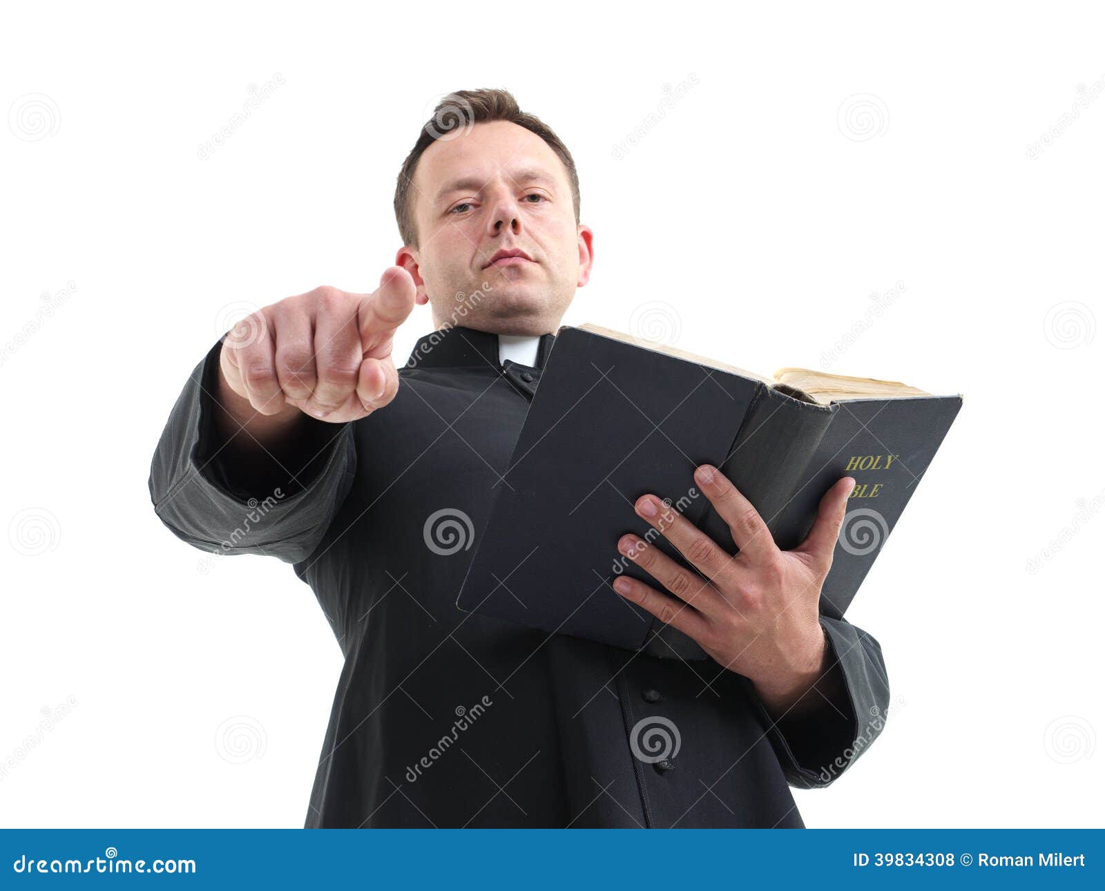 Predicador foto de archivo. Imagen de abierto, persona - 39834308