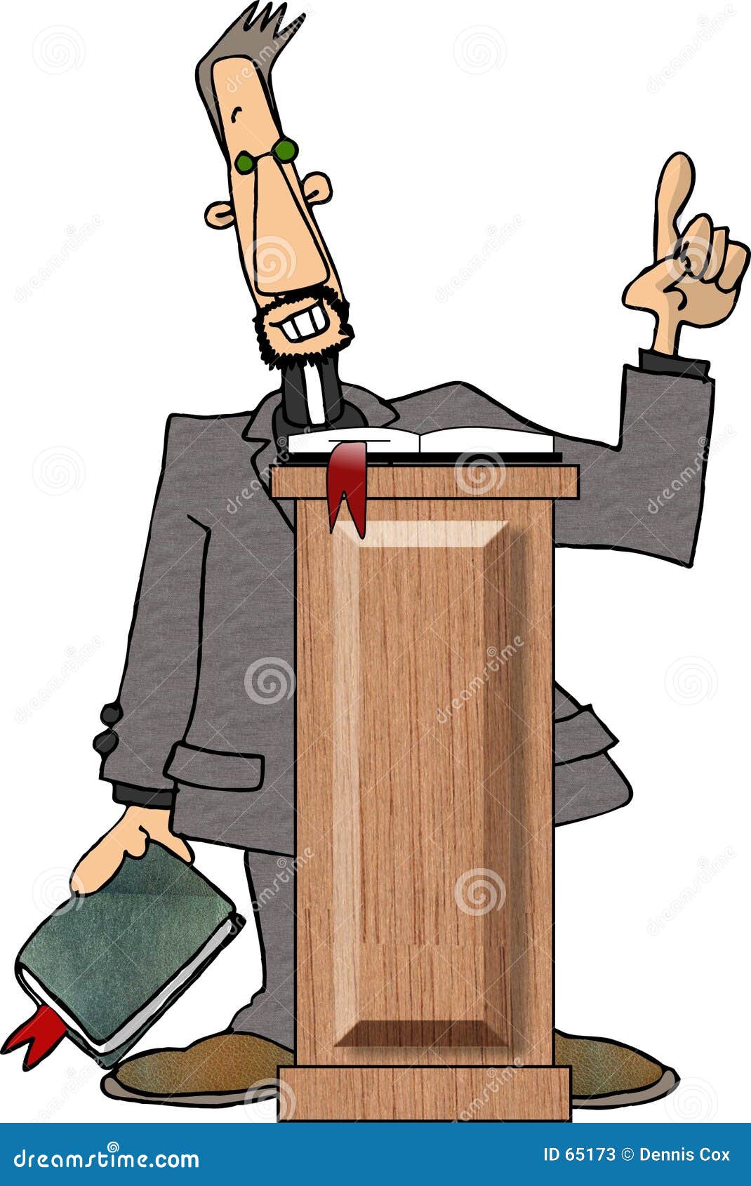 Predicador stock de ilustración. Ilustración de divertido - 65173