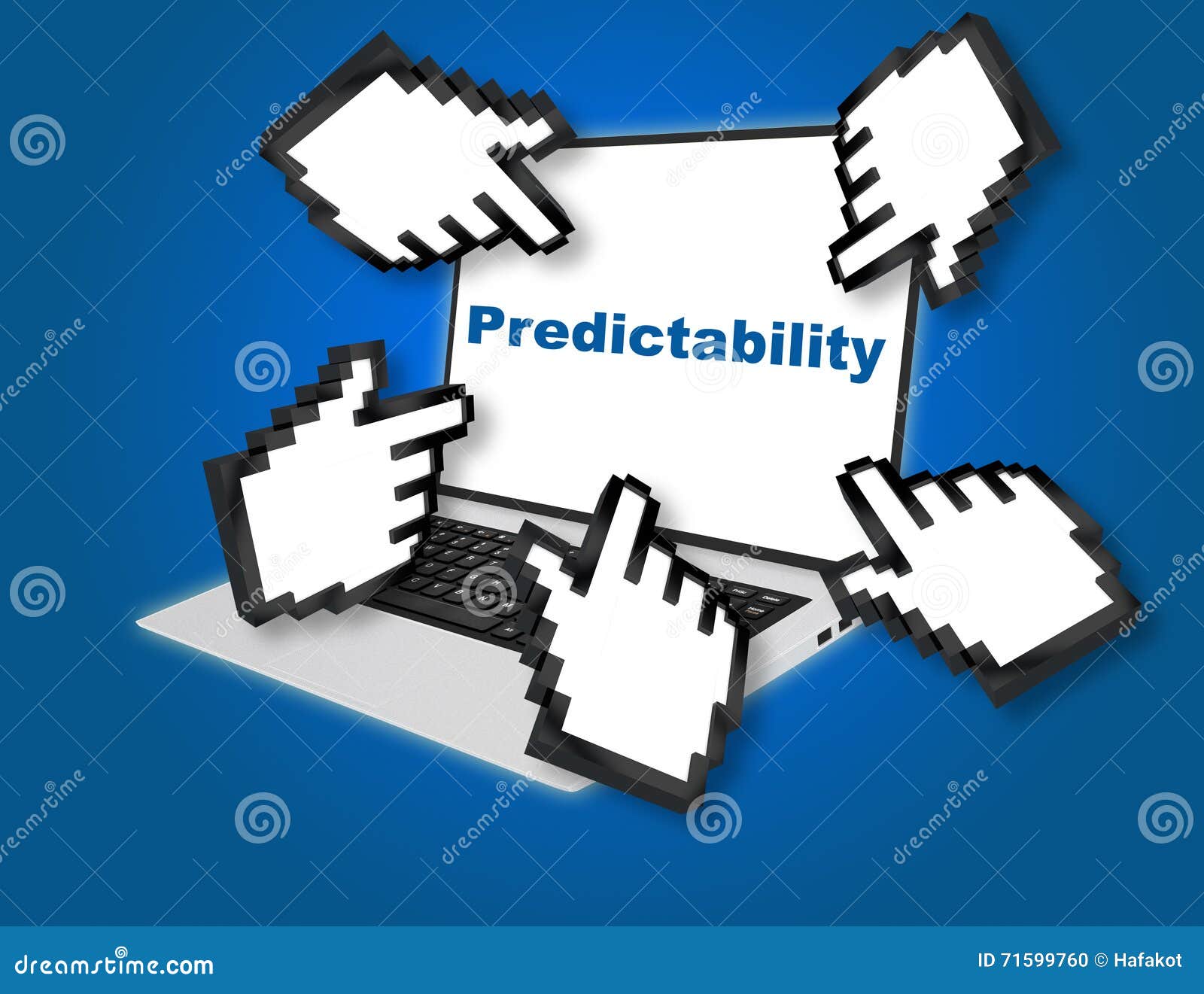 Predictability Business Concept Stock Illustration - Illustration of ...