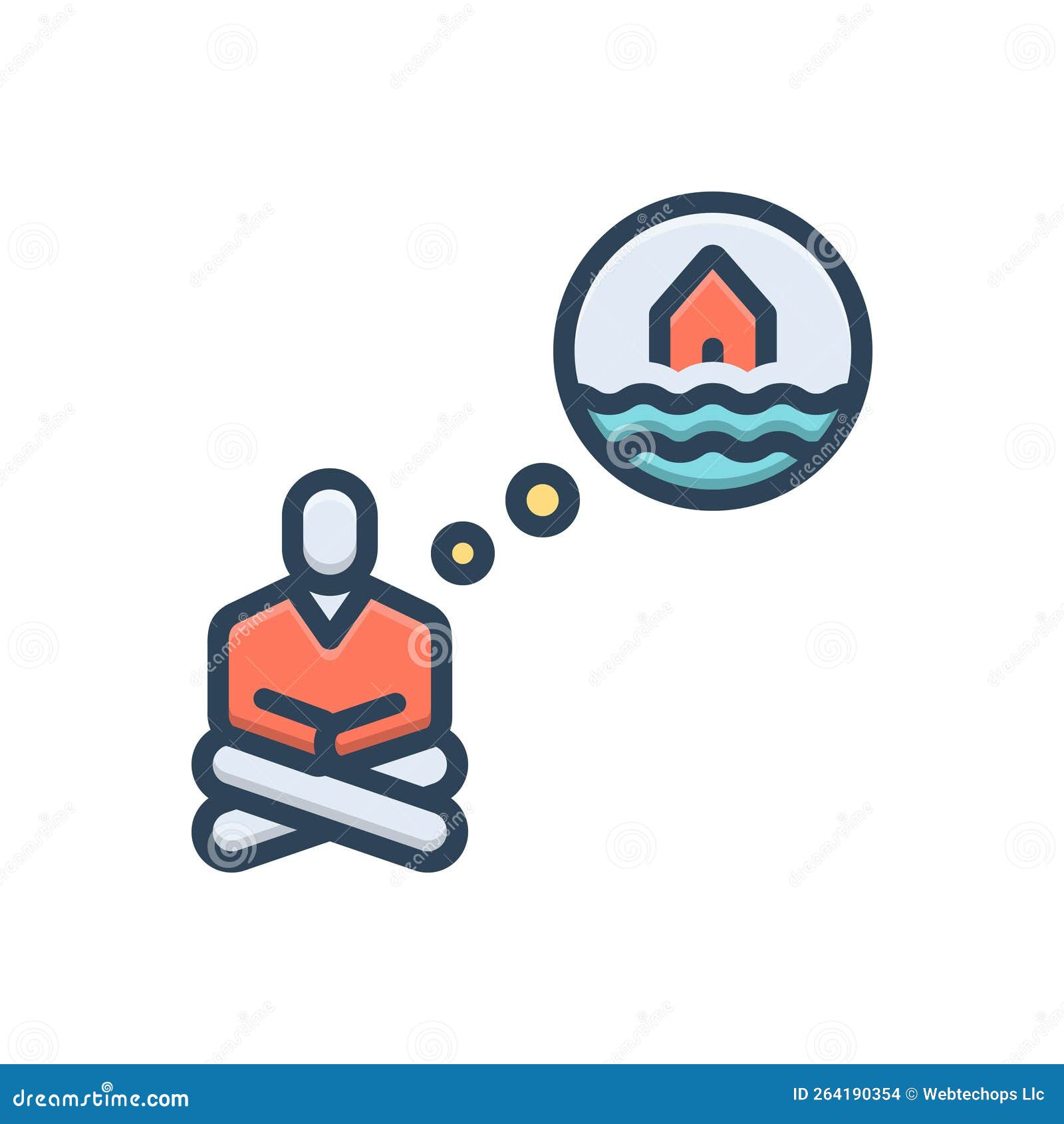 Color Illustration Icon for Prediction, Forecast and Prophecy Stock ...