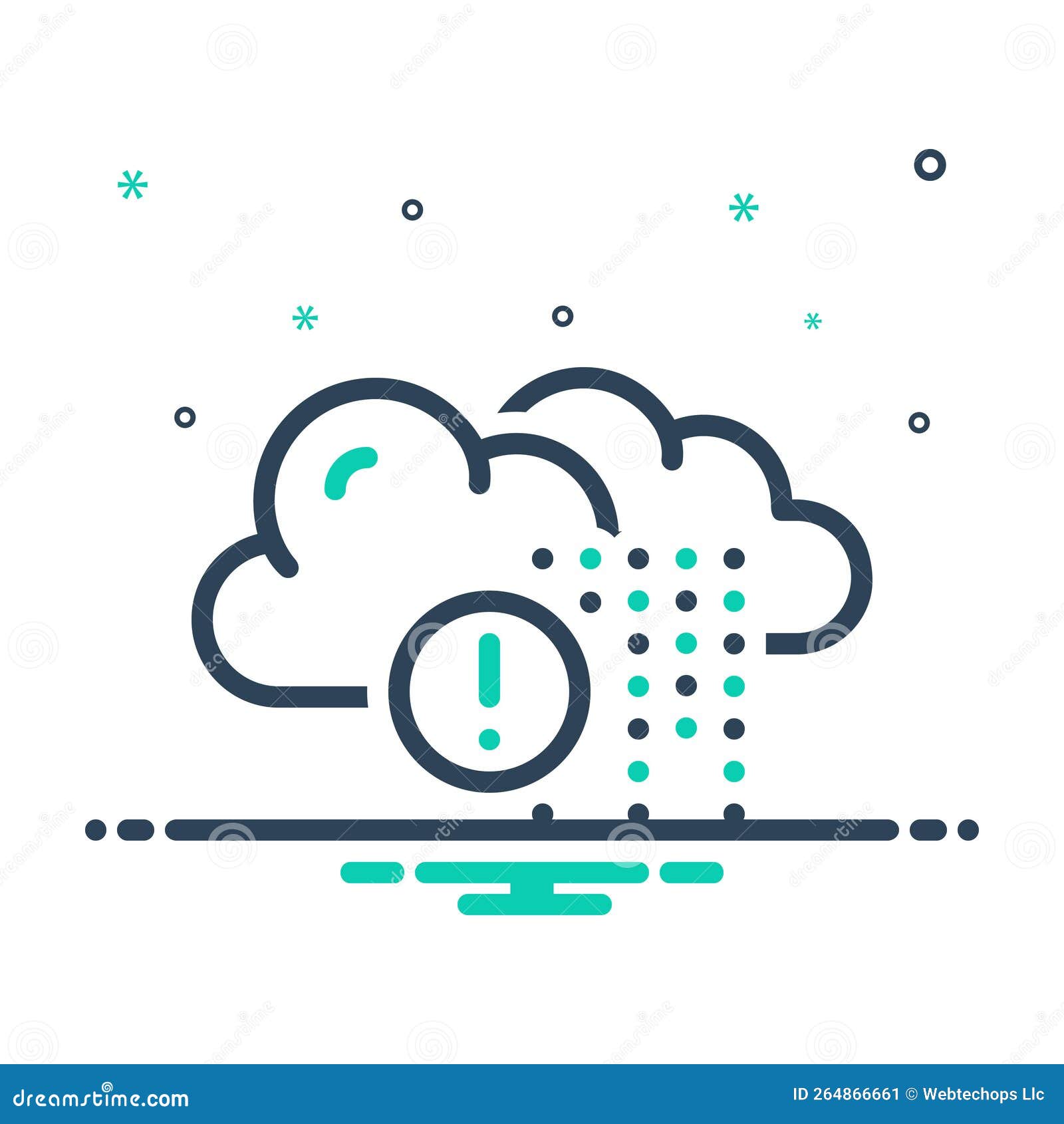Mix Icon for Prediction, Forecast and Augury Stock Illustration ...