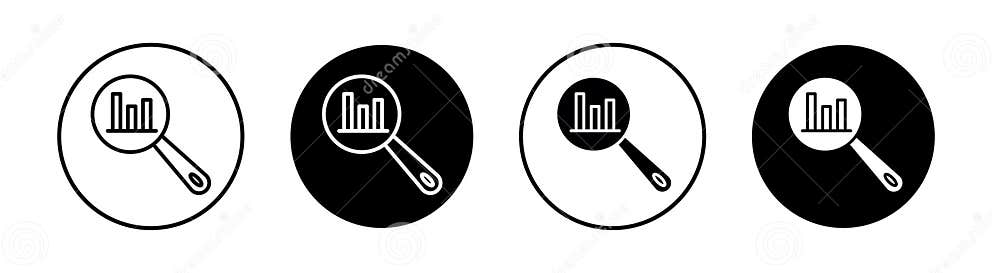 Prediction Icon Set. Analysis and Predict Forecast Data-Driven Vector ...
