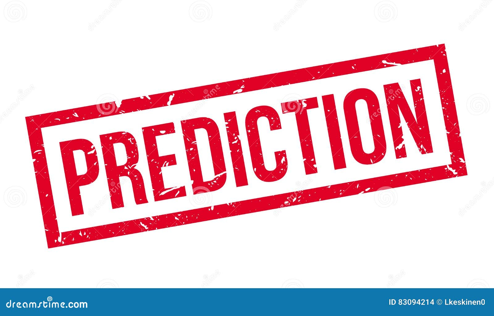 Prediction rubber stamp stock illustration. Illustration of guess ...