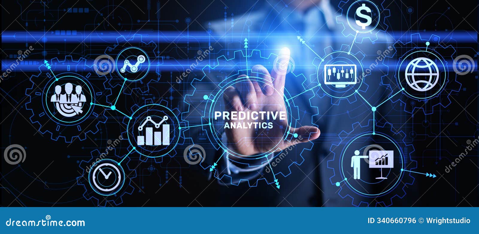 Predictive Analytics Big Data Analysis Business Intelligence Internet ...